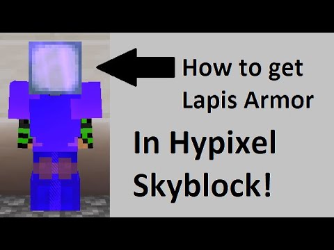 How to get Lapis Armor in Hypixel Skyblock! - YouTube