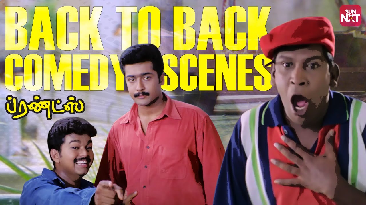 Friends - Back to Back Comedy Scenes | Thalapathy Vijay | Suriya ...