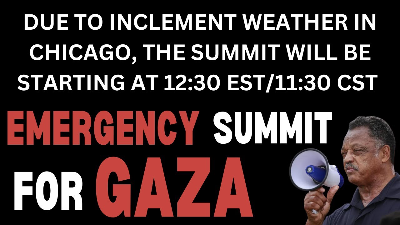 Emergency Summit for Gaza - YouTube