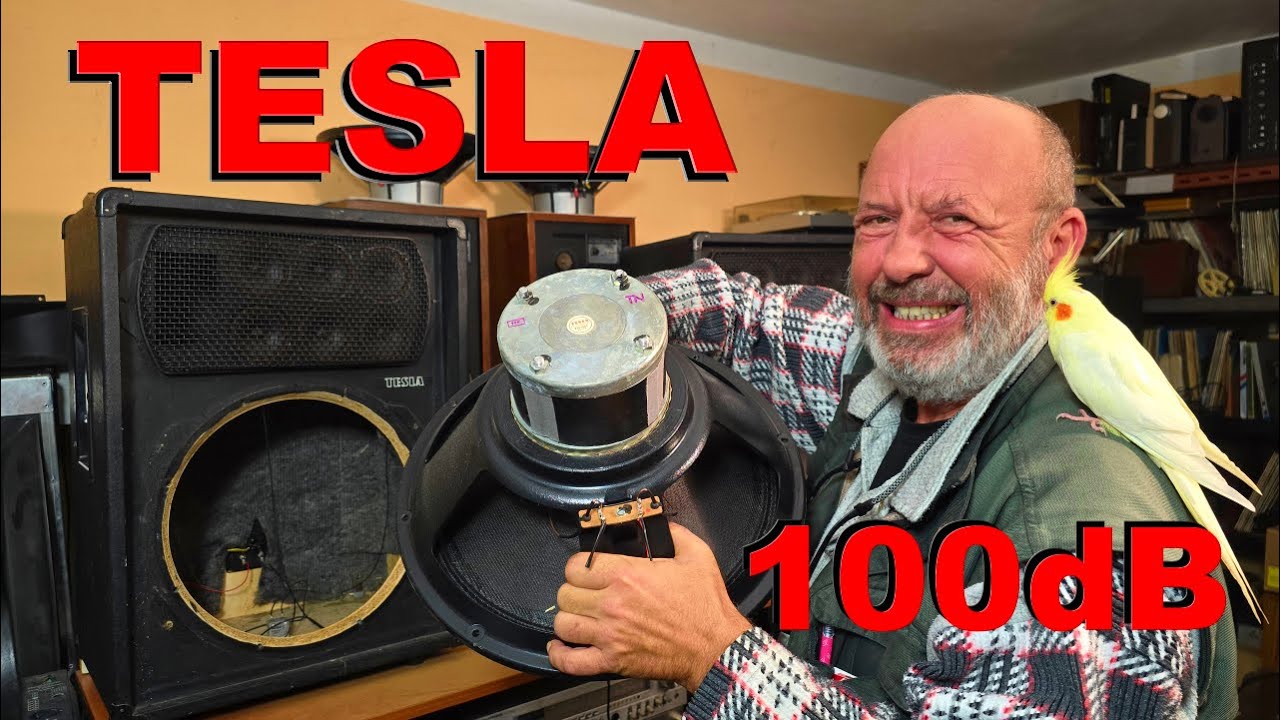 TESLA ARS 6608 - Vintage BASS SPEAKERS TESLA ARO 9408 - 100W POWER ...