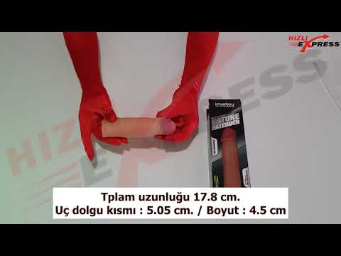 Lovetoy Nature Extender 5 cm Dolgulu Penis Kılıfı  Uzatmalı Realistik Kılıf LV4213F