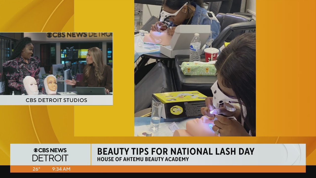 Beauty tips for National Lash Day - YouTube
