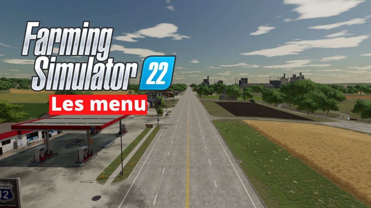 FS22 COMMENT FONCTIONNE LES MENUS!!! #fs22 #farmingsimulator - YouTube