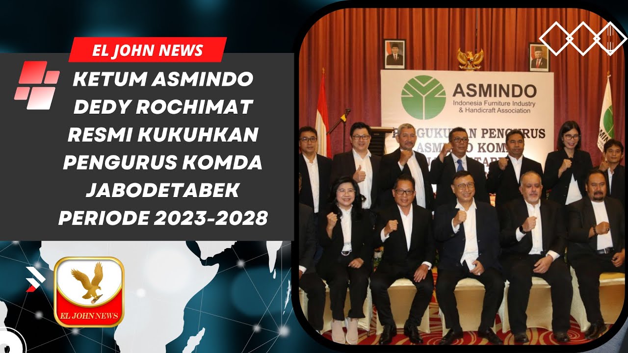 Ketum ASMINDO Dedy Rochimat Resmi Kukuhkan Pengurus Komda Jabodetabek ...