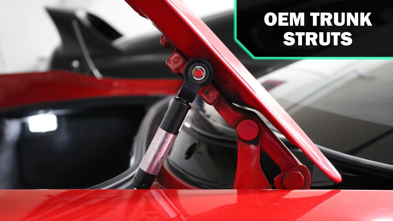 Acura NSX Trunk Struts Replacement Guide | OEM Lift Supports - YouTube