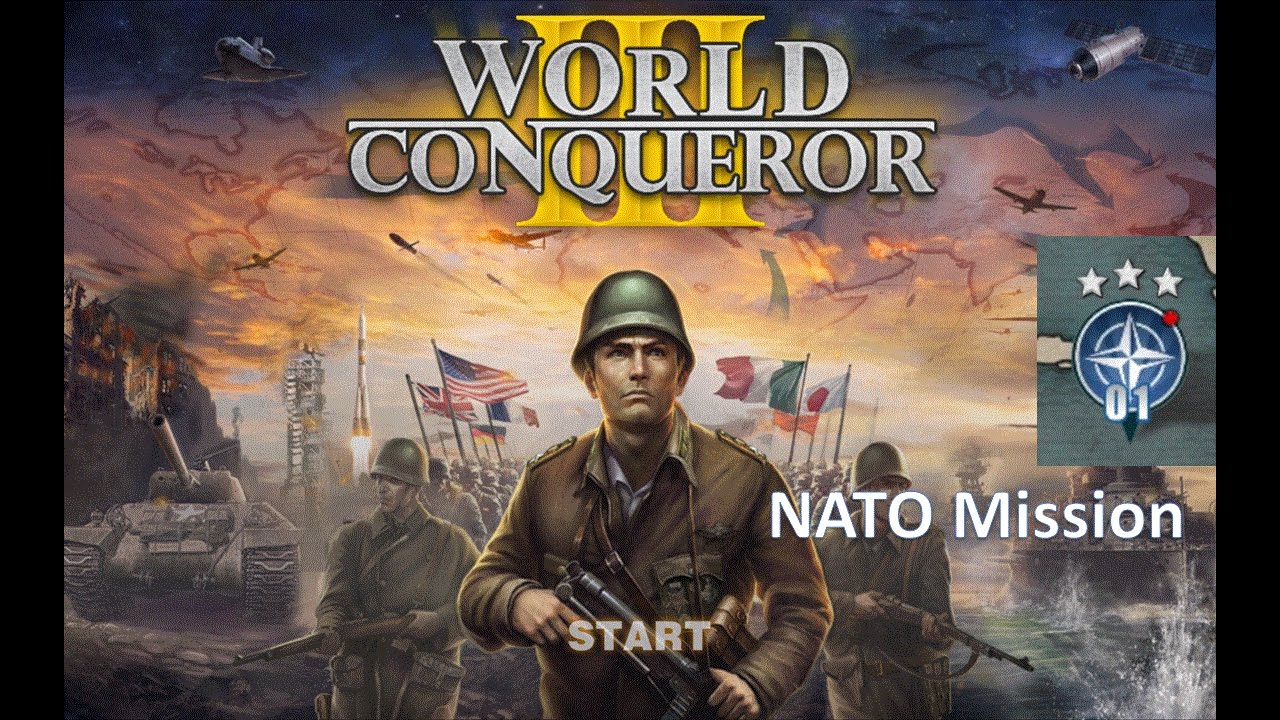 World Conqueror 3 Walkthrough - NATO 4: Sea Road (Bronze stars, no ...