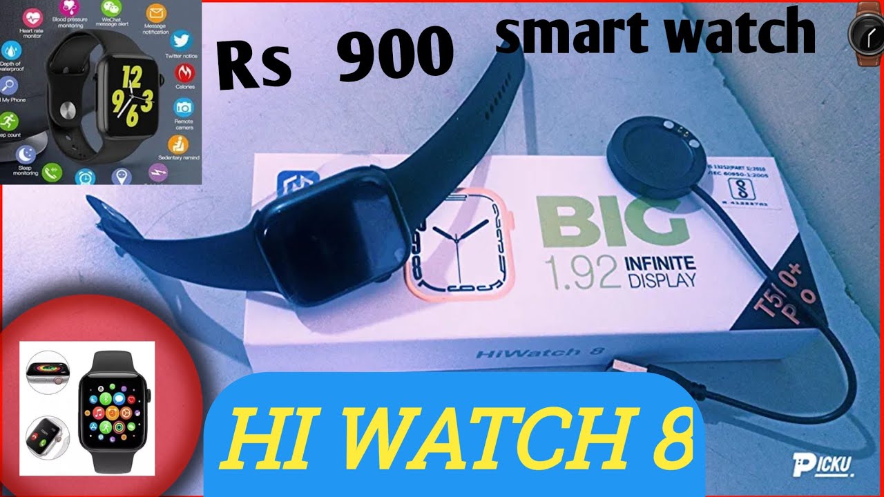 Hi watch 8 #T500 plus pro #8 series nice watch #rs 900 only #video ...