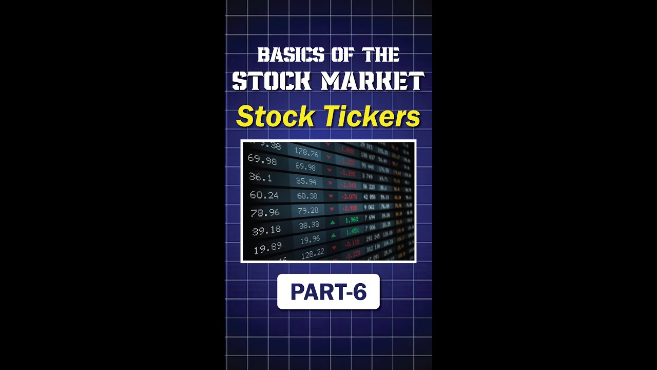 Stock Tickers and How to Read Them (What is a stock ticker) - YouTube