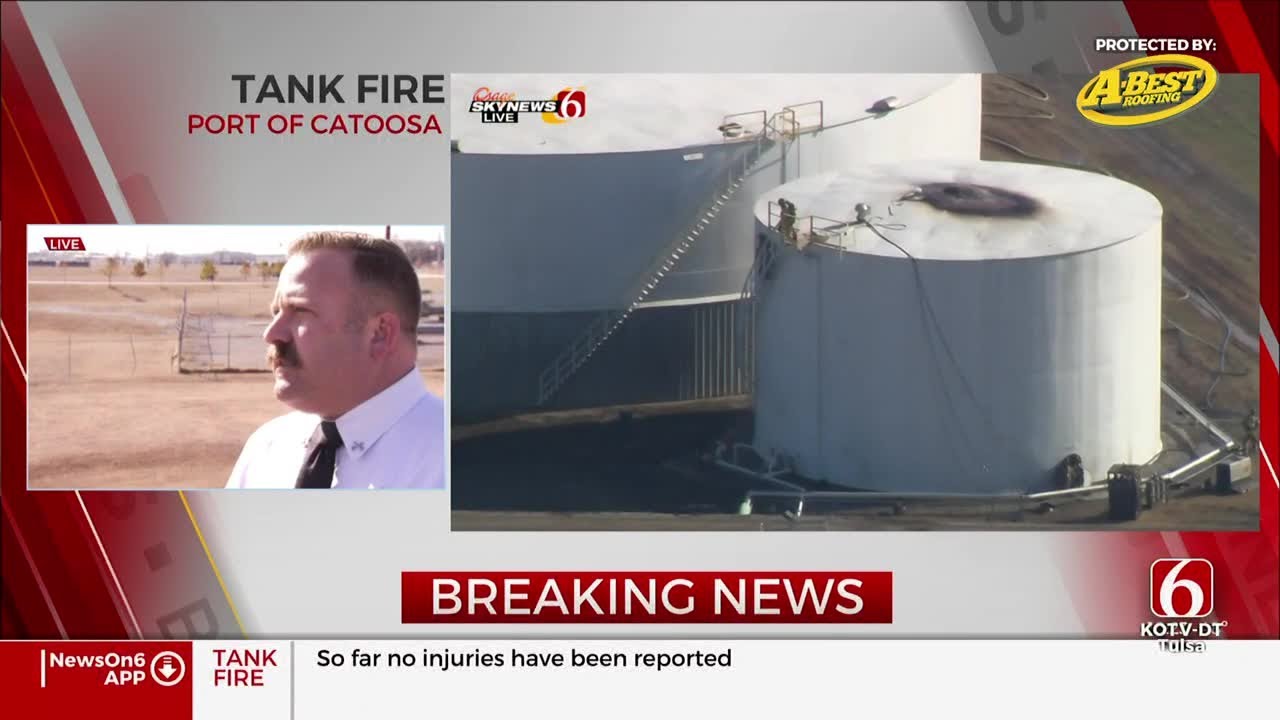 Tank Fire Under Control After Forcing Evacuations, TFD Says - YouTube