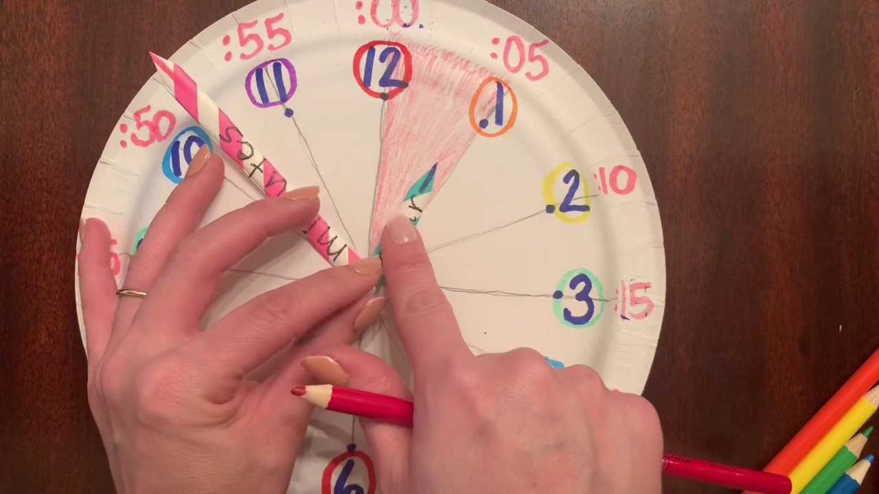 Paper Plate Clock - YouTube