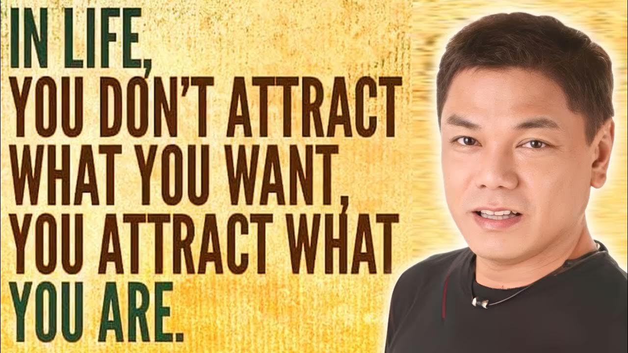 Ed Lapiz Preaching 2023 π In Life You Dont Attract What You Want You