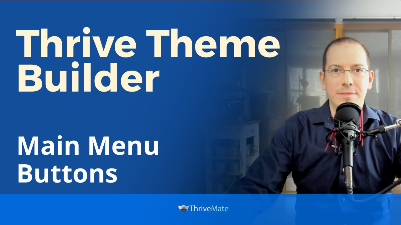 How to add a button to your Thrive Theme Builder Header - YouTube