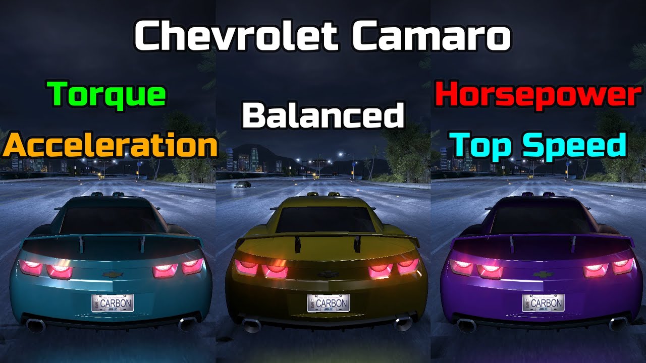 Torque vs Balanced vs Horsepower - Chevrolet Camaro Tuning - Need for ...
