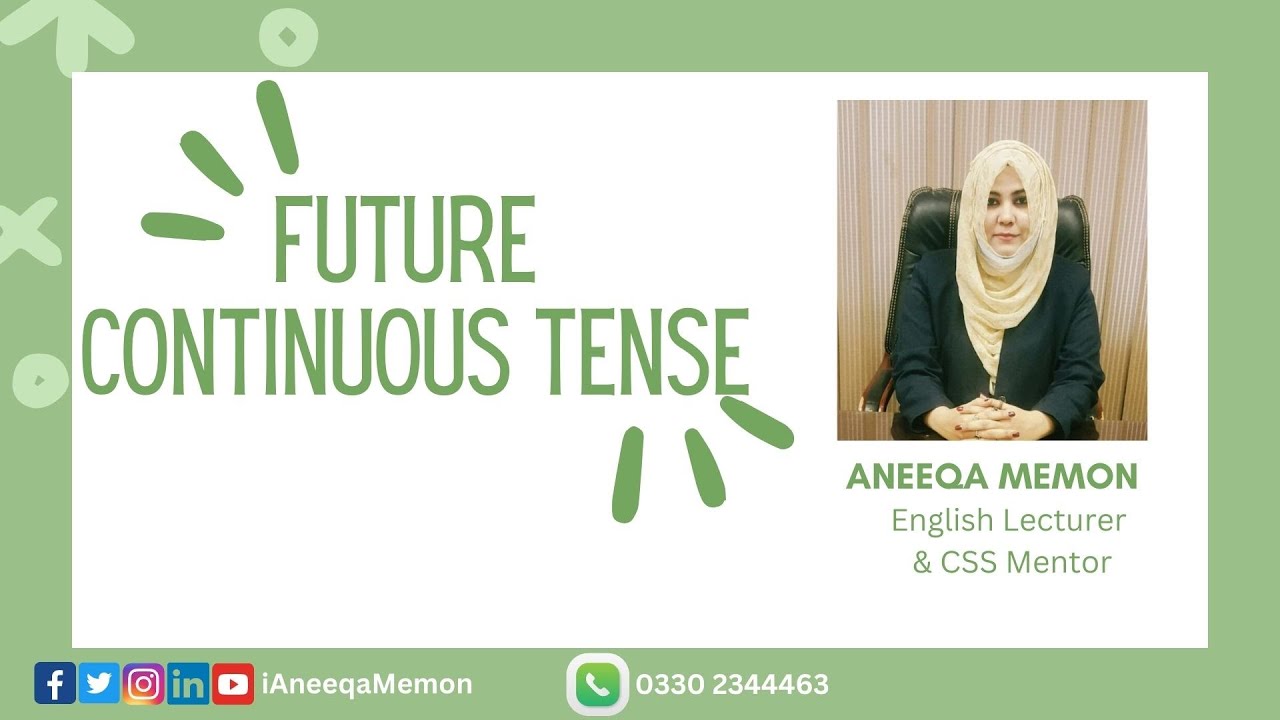 FUTURE CONTINUOUS TENSE | FUTURE PROGRESSIVE TENSE | LEARN ENGLISH ...