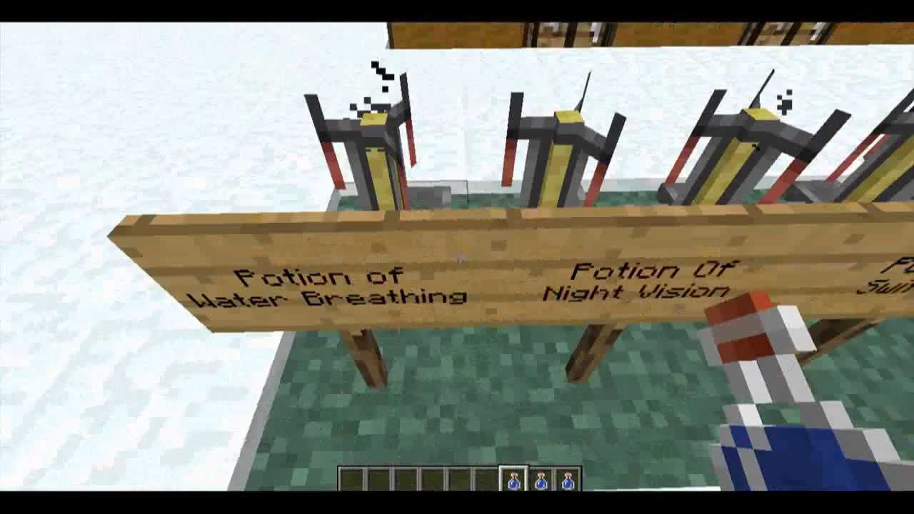 Minecraft Potions Tutorial - YouTube