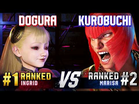 SF6 ▰ DOGURA (#1 Ranked Ingrid) vs KUROBUCHI (#2 Ranked Marisa) ▰ High Level Gameplay