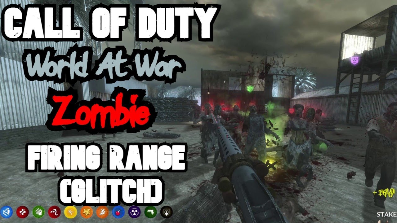 Call Of Duty World At War Zombie: Firing Range (Glitch) - YouTube