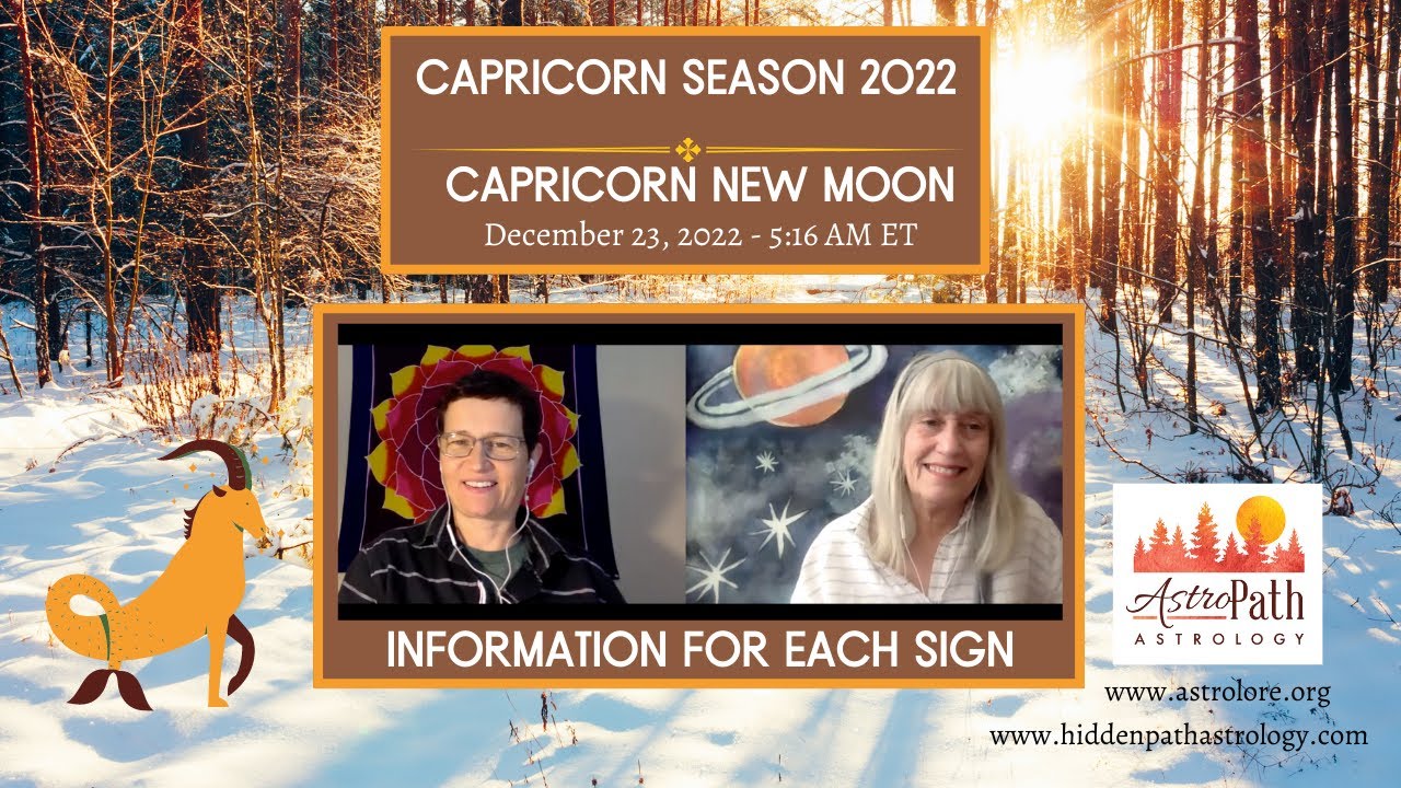 WINTER SOLSTICE - CAPRICORN SEASON & NEW MOON 2022 for Each Rising Sign ...
