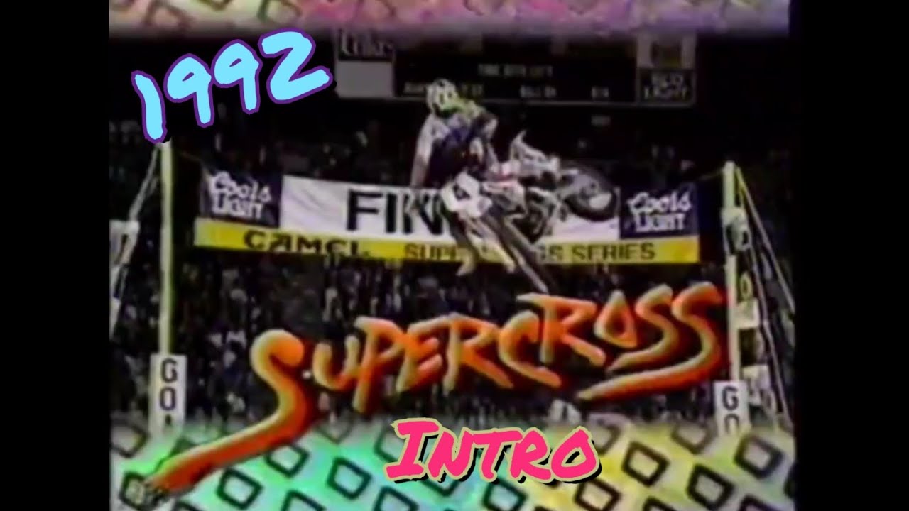 1992 Supercross Series TV Intro Camel Supercross 90s Nostalgia Damon Bradshaw Jeff Stanton Jeff ...