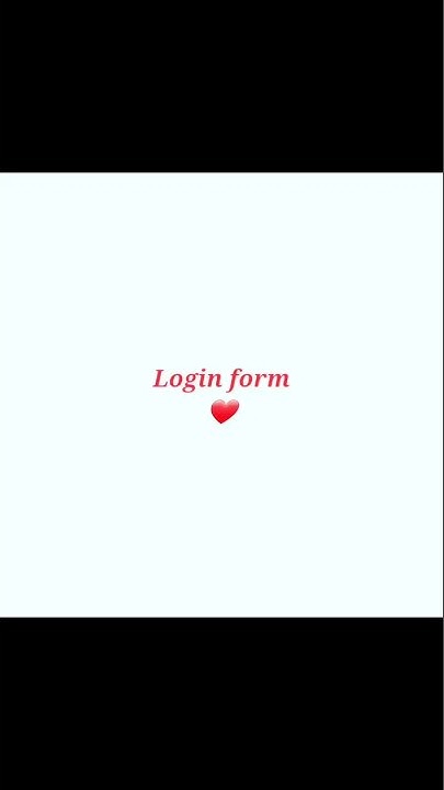 Login Form Using Html 1million Html Html5 Programming Python Pythonprogramming Dz Youtube 1812