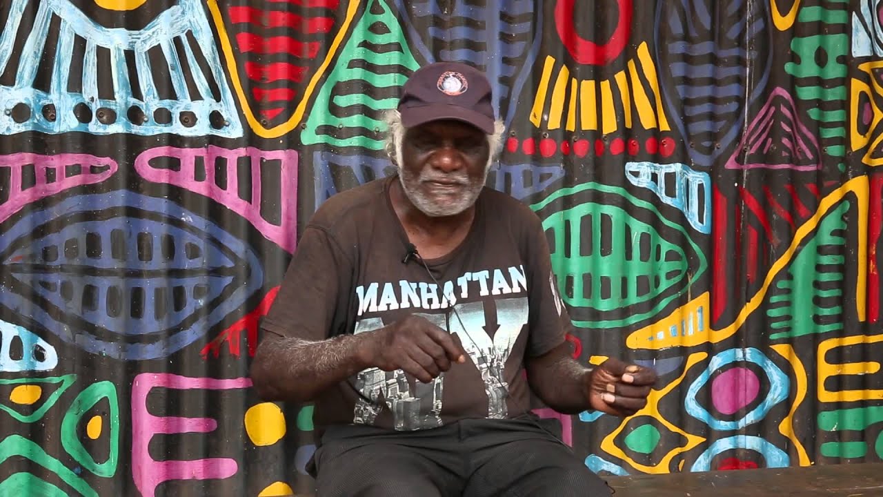 Being Tiwi artist Bede Tungutalum on the printmaking process - YouTube
