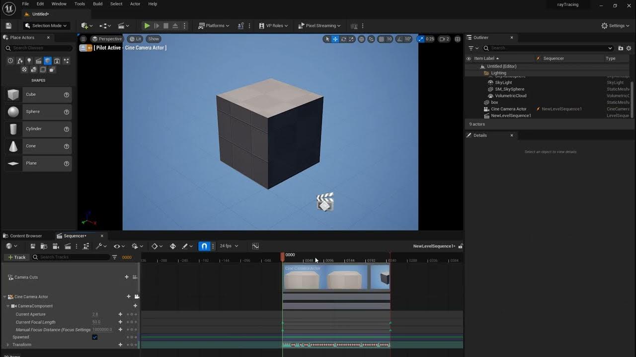 blender camera shakify animation to Unreal5 中文教程 - YouTube