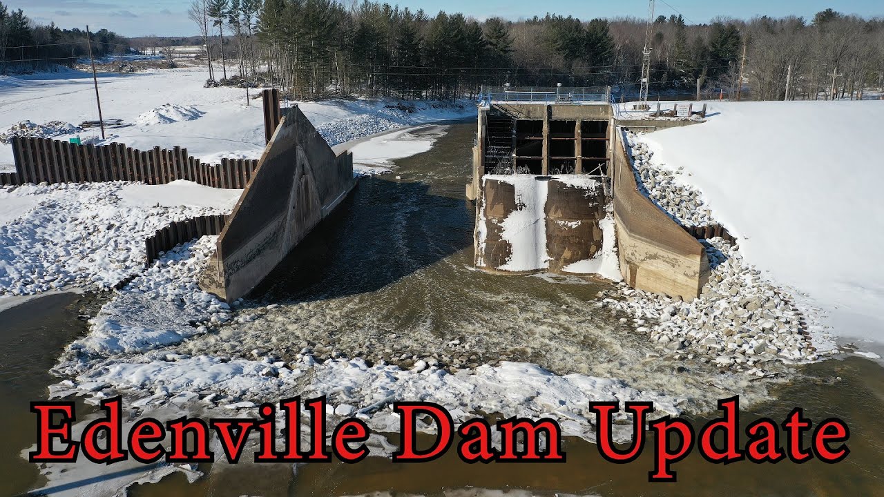Edenville Dam Update - Work is Complete - Dam Collapse - Wixom Flood ...