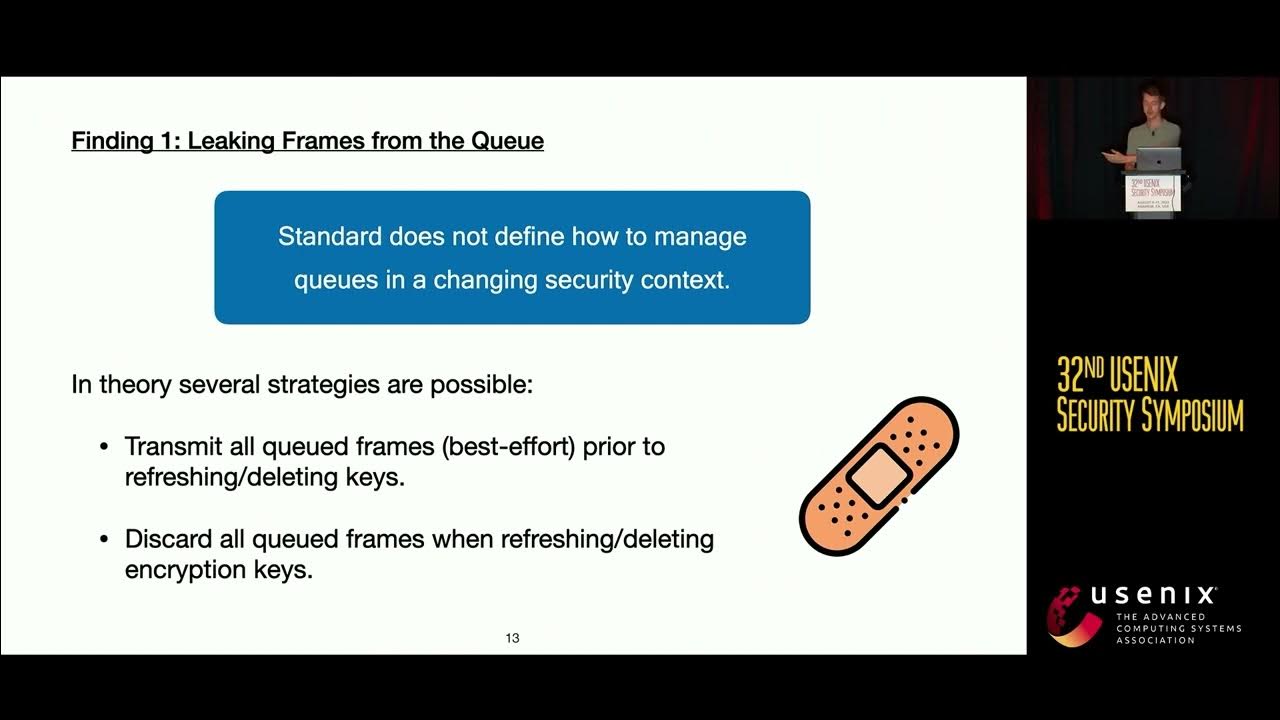 USENIX Security '23 - Framing Frames: Bypassing Wi-Fi Encryption by Manipulating Transmit Queues ...