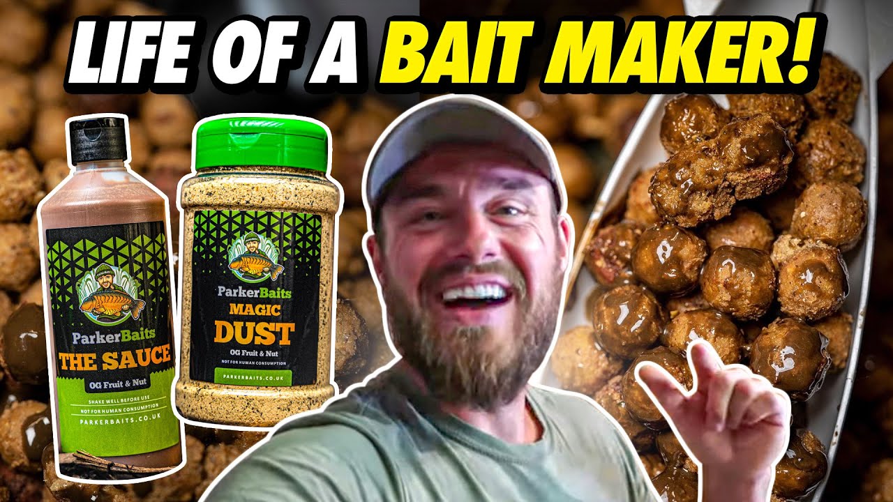 DAY IN THE LIFE OF MAKING CARP FISHING BAIT AT PARKER BAITS! - YouTube