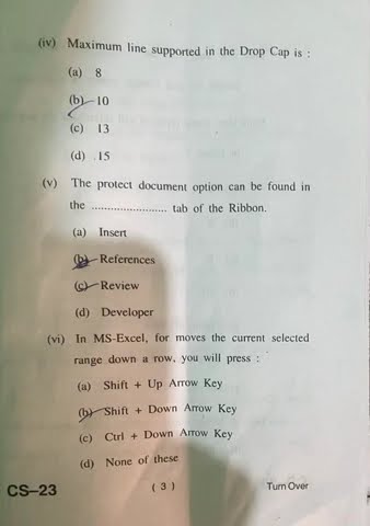 HPU BCA previous year question paper pyq 2024 office automation tool ...