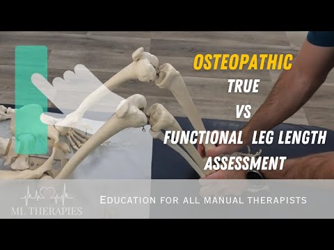True vs. Functional Leg length discrepancy #osteopathy #chiropractic #physicaltherapy #manualtherapy