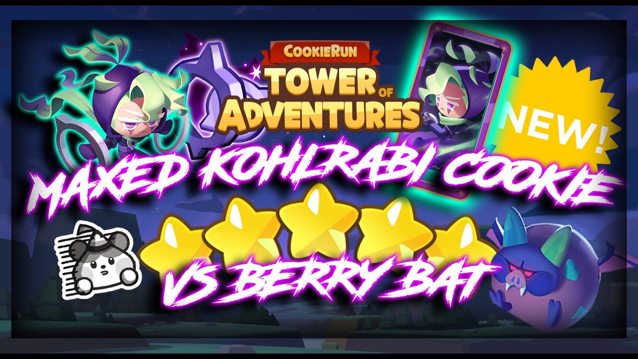 NEW MAXED KOHLRABI COOKIE - Cookie Run: Tower of Adventures - YouTube
