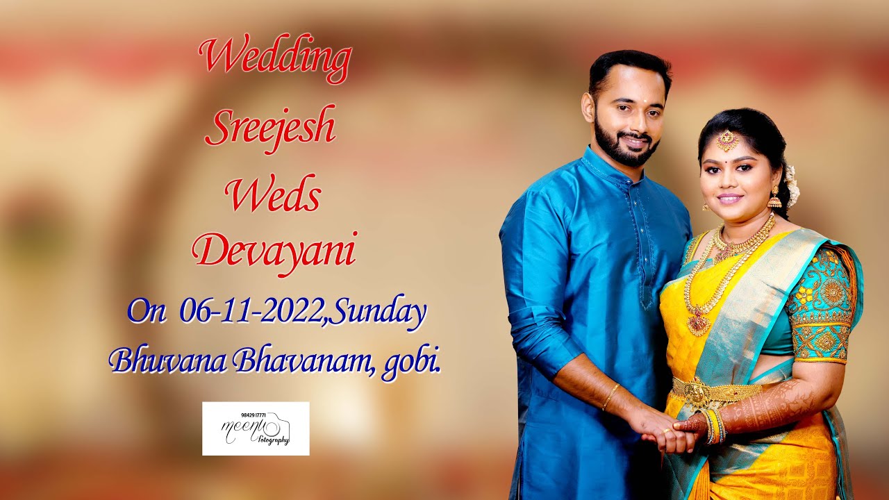 Sreejesh Weds Devayani Wedding Event Live - YouTube