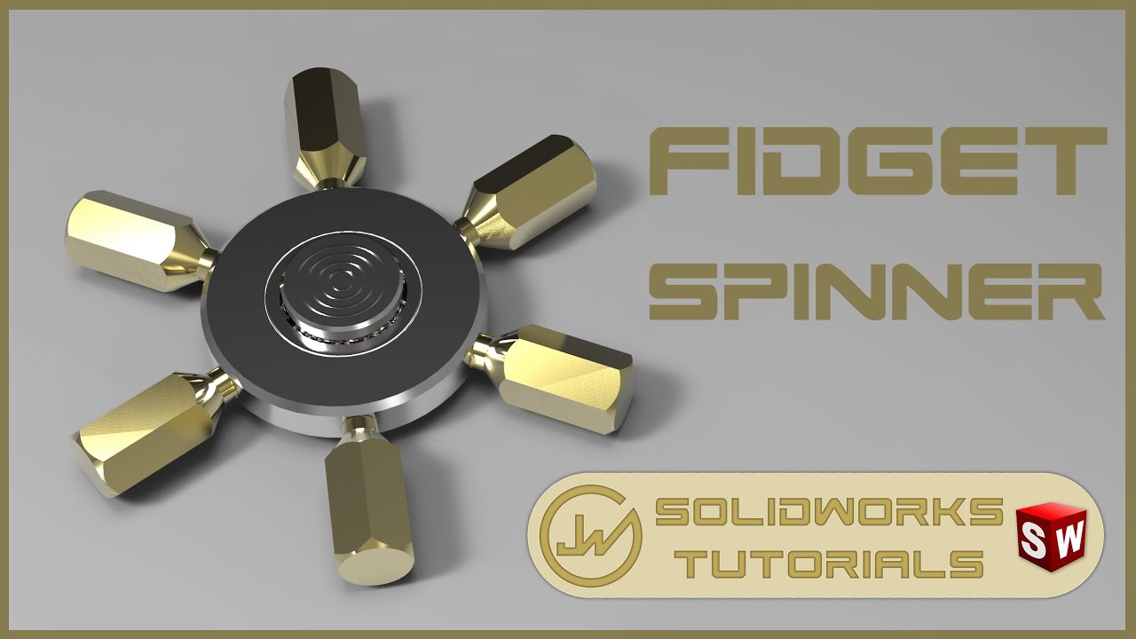Fidget Spinner | Solidworks tutorial - YouTube
