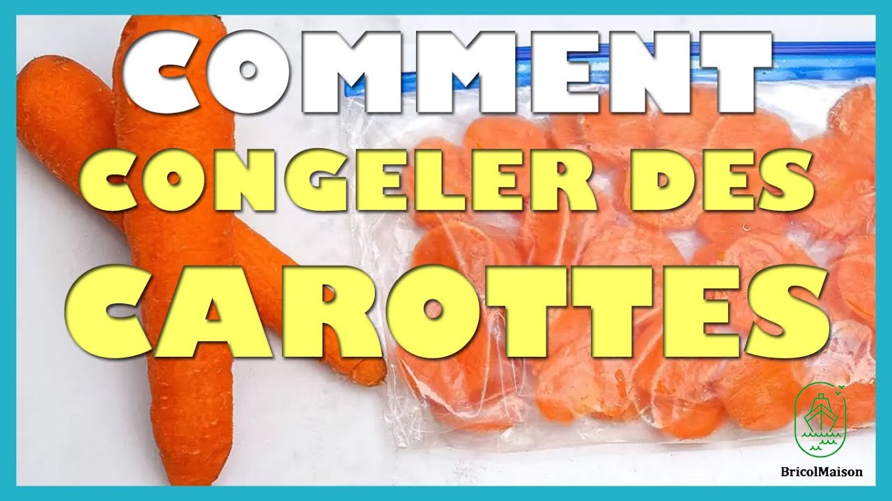Comment congeler des carottes - YouTube