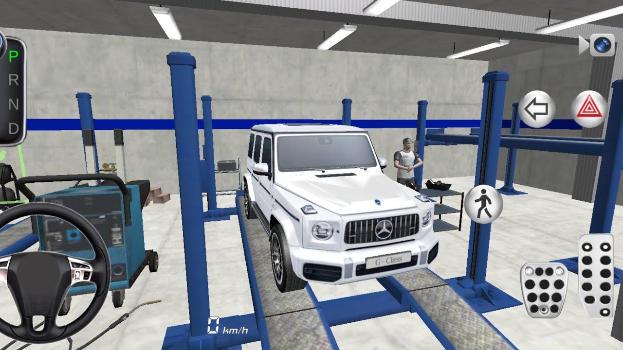 New Mercedes SUV Auto Repair Shop Funny Driver - 3D Driving Class Game ...