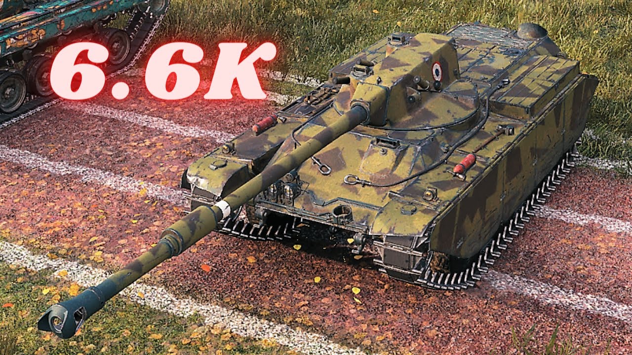 Char Mle. 75 - 6.6K Damage 5 Kills World of Tanks Replays 4K - YouTube