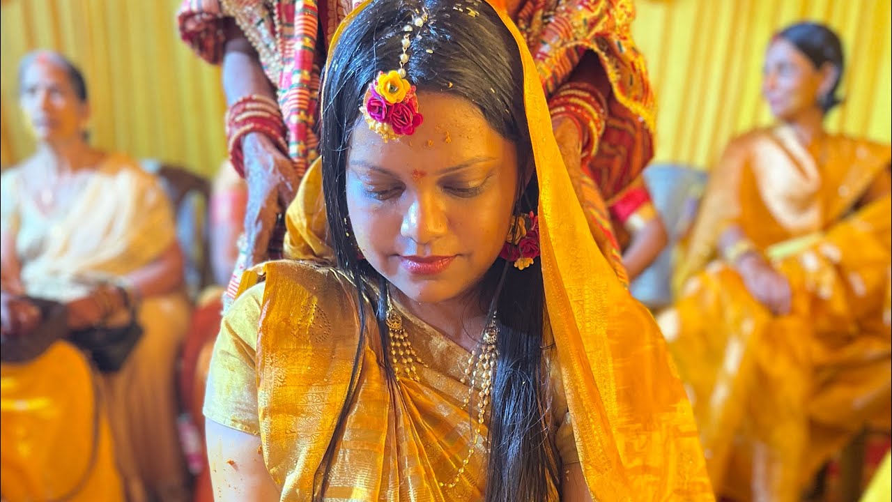 Haldi ceremony 💛| shadi Vlog - YouTube