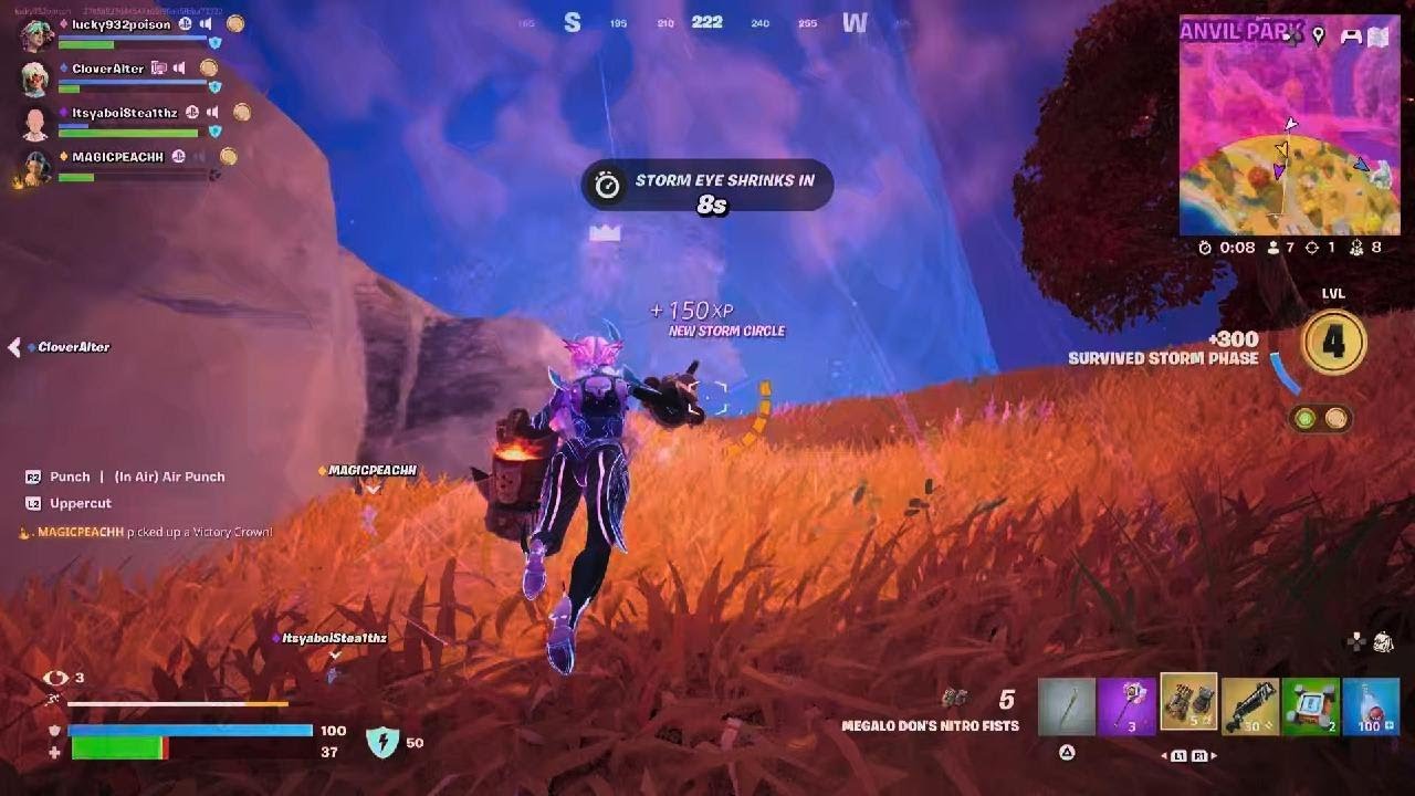 Fortnite Nitro fist ruins someone's day - YouTube