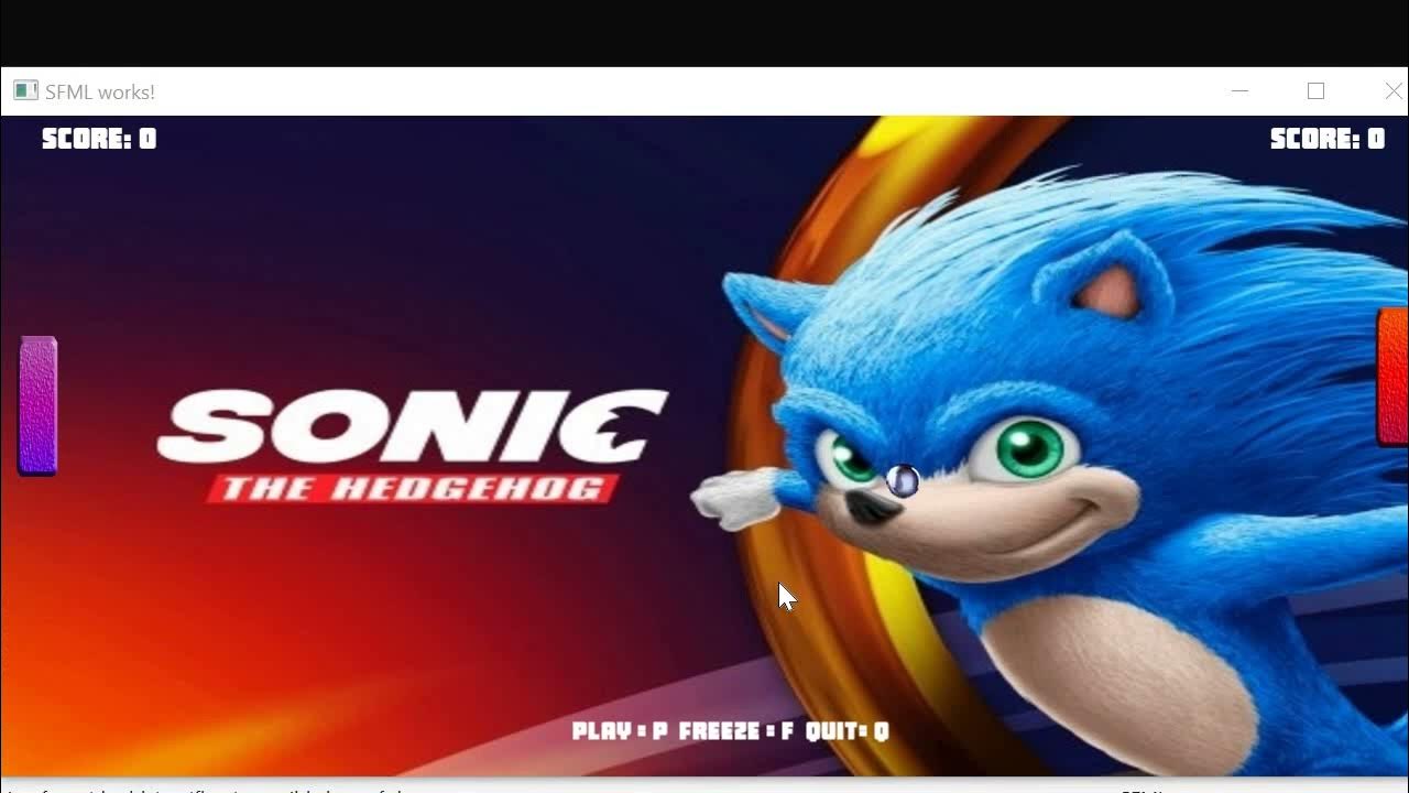 Ping pong sfml - YouTube