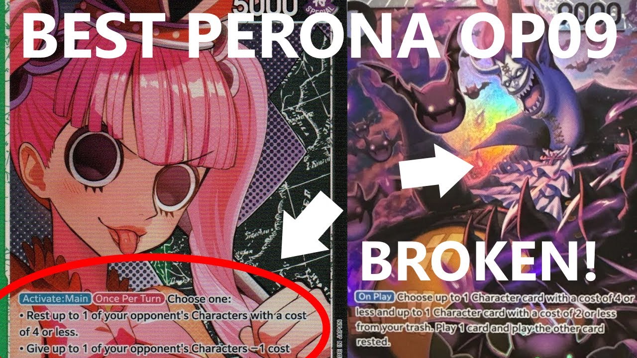 PERONA DECKLIST OP09! META DECK PROFILE ONE PIECE TCG - YouTube