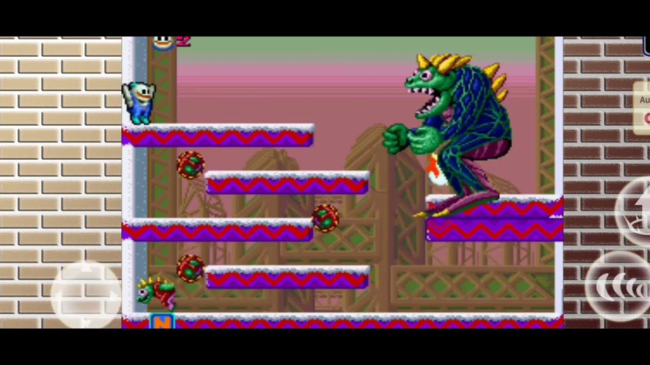 Arcade snow bros game play - YouTube