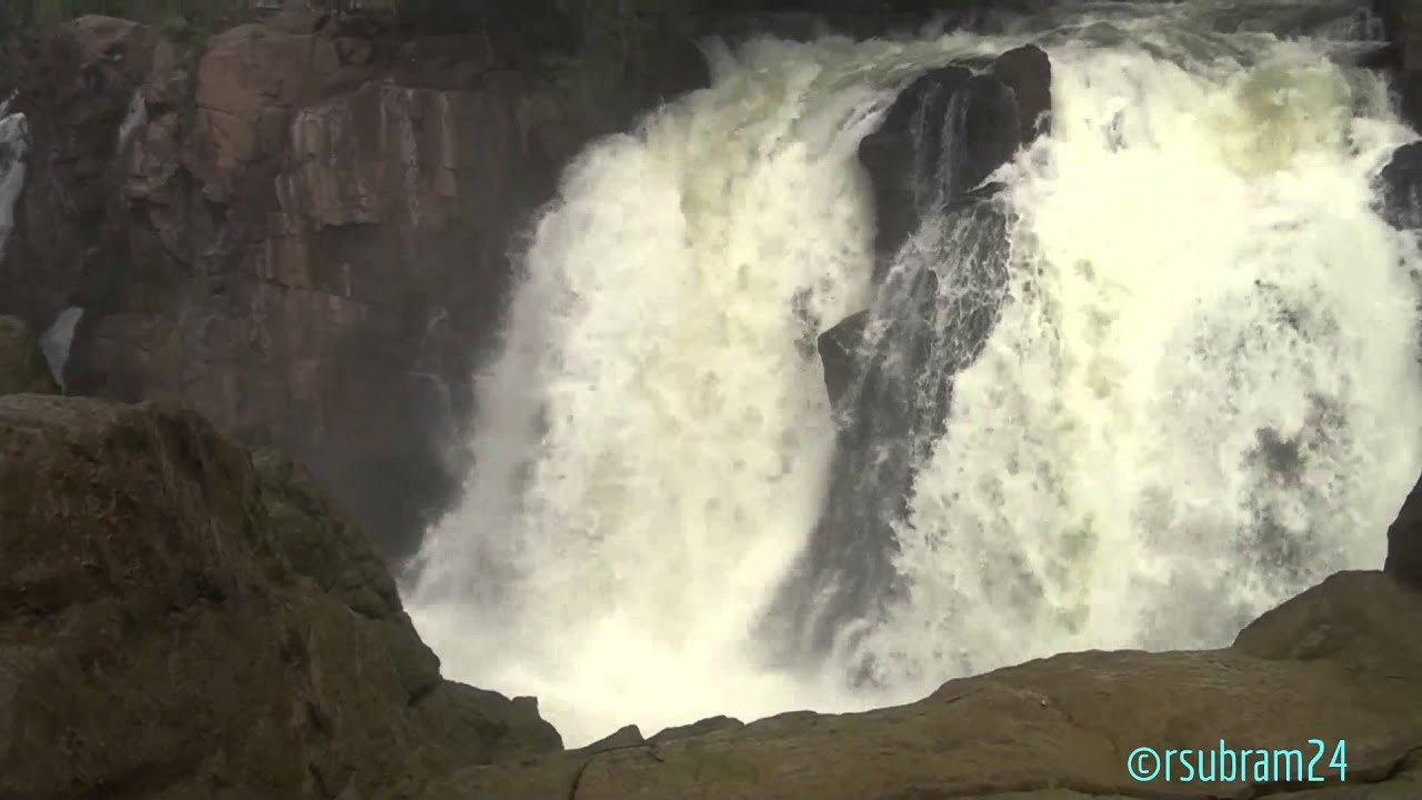 Hognekal Water Falls, Tamil nadu, India - Main Falls - YouTube