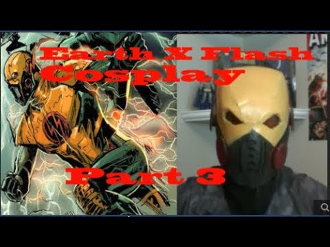 Earth X Flash Cosplay- Part 3- Painting and Finishing the Helmet - YouTube