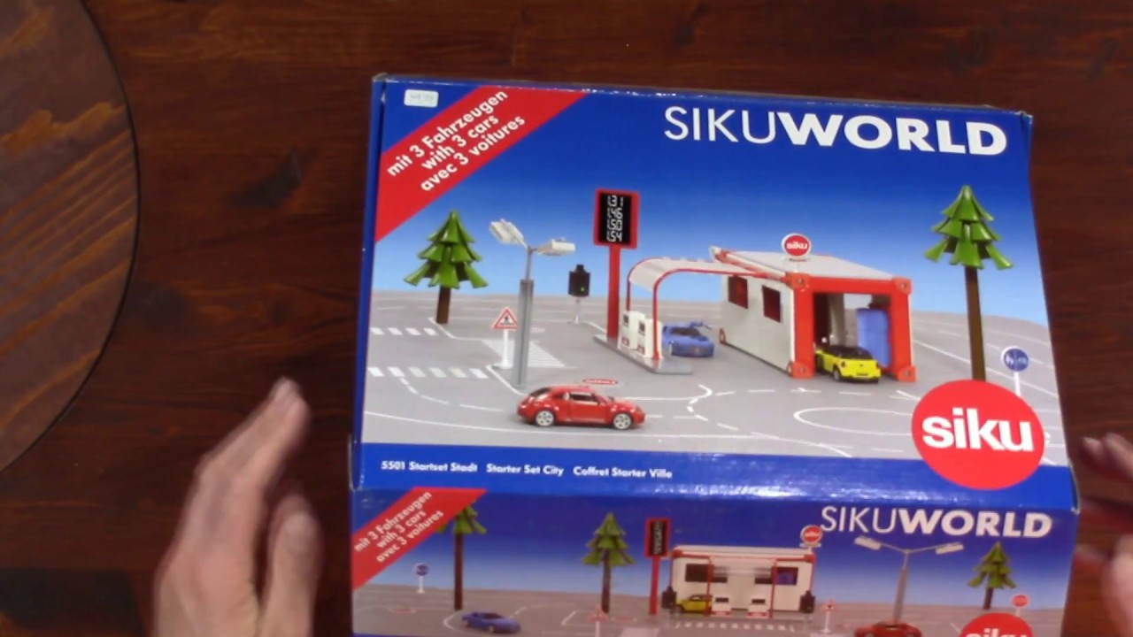 SIKU WORLD STAD STARTERSSET (SCHAAL 1:50) - YouTube