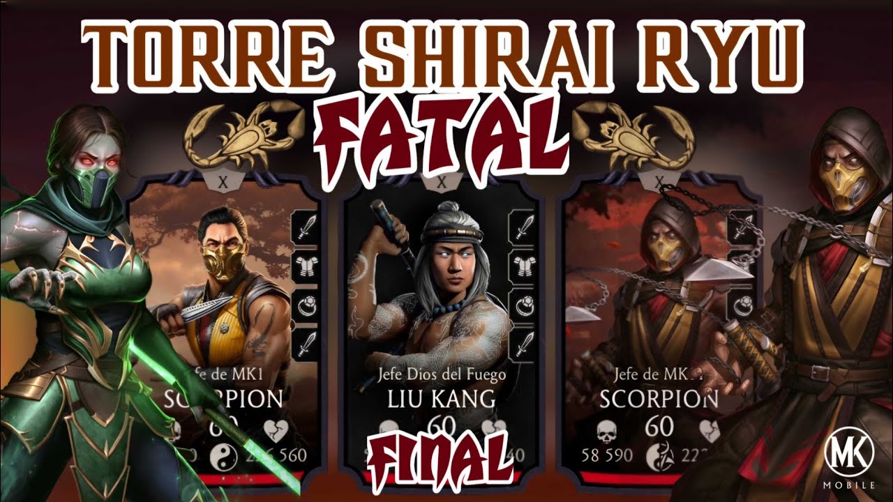 SE VA! Torre Shirai Ryu FATAL 200 | Mortal Kombat Mobile - YouTube