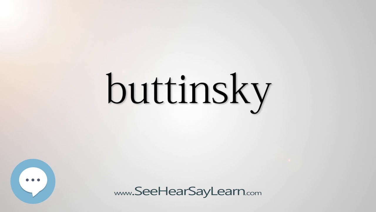 buttinsky - YouTube
