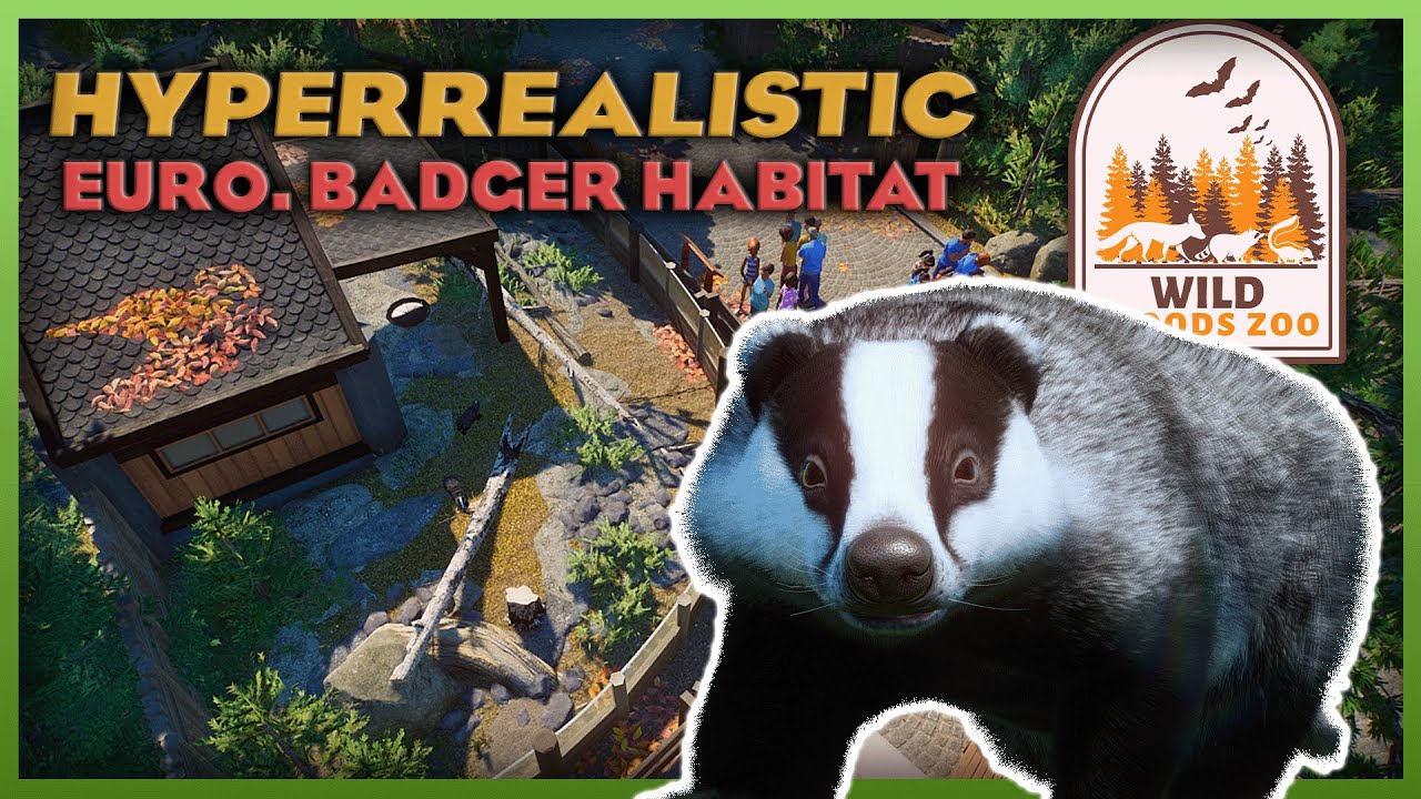 Hyperrealistic Badger Habitat! | Wild Woods Zoo | Planet Zoo Twilight ...