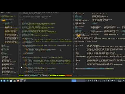 OPCUA NetStandard2.0 4 - compiling and using the Net Standard Model Compiler on Linux - YouTube