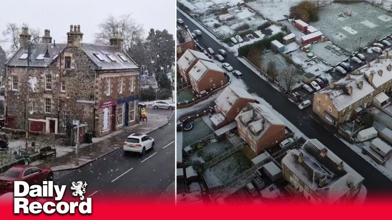 Icy conditions on roads as yellow weather warning issued in Scotland ...